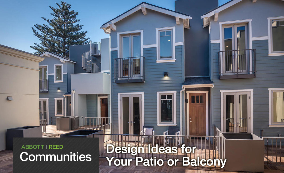 Self-Isolation Friendly Design Ideas for Your Patio or Balcony • Abbott ...