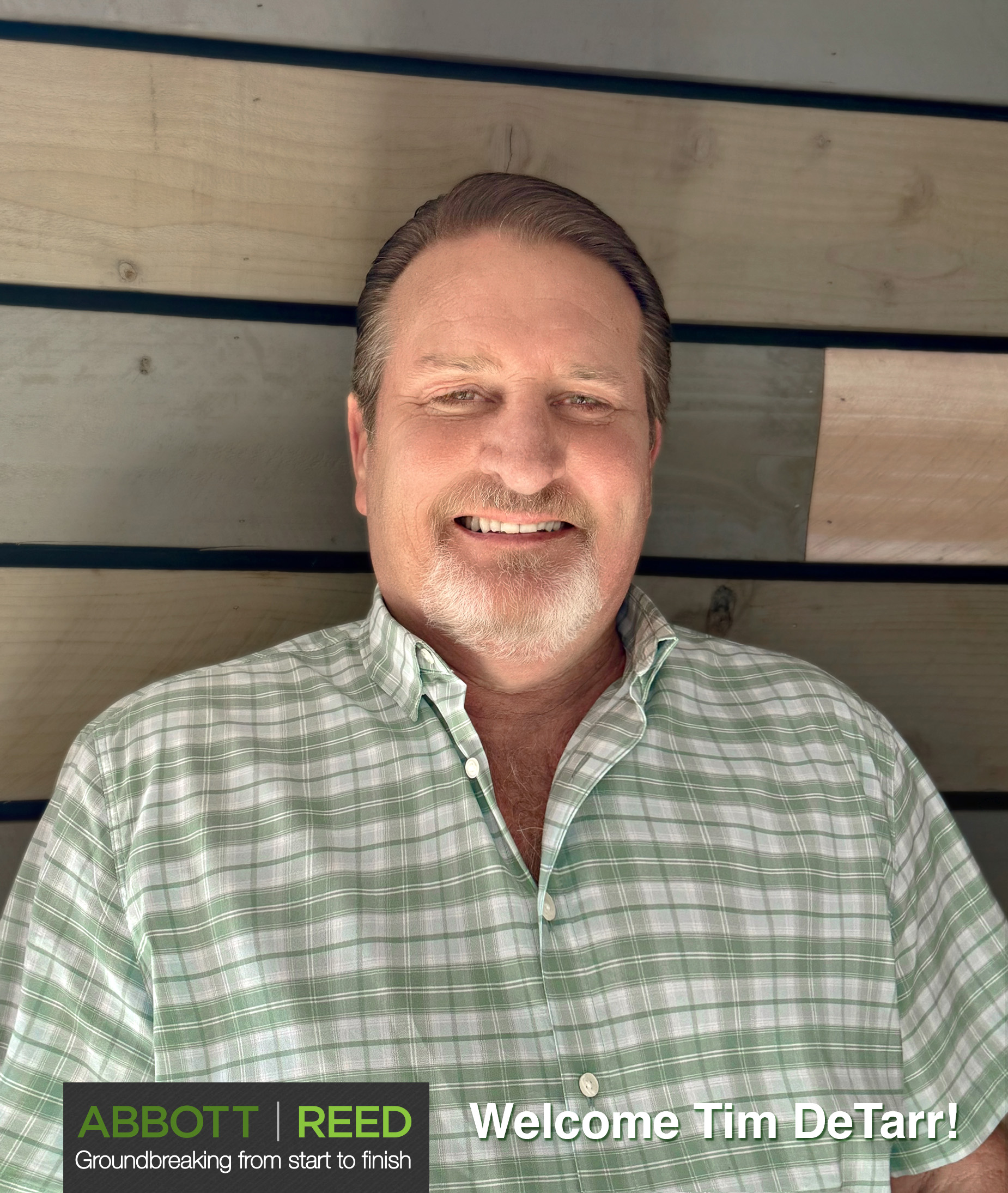 Welcome Tim DeTarr! • Abbott | Reed